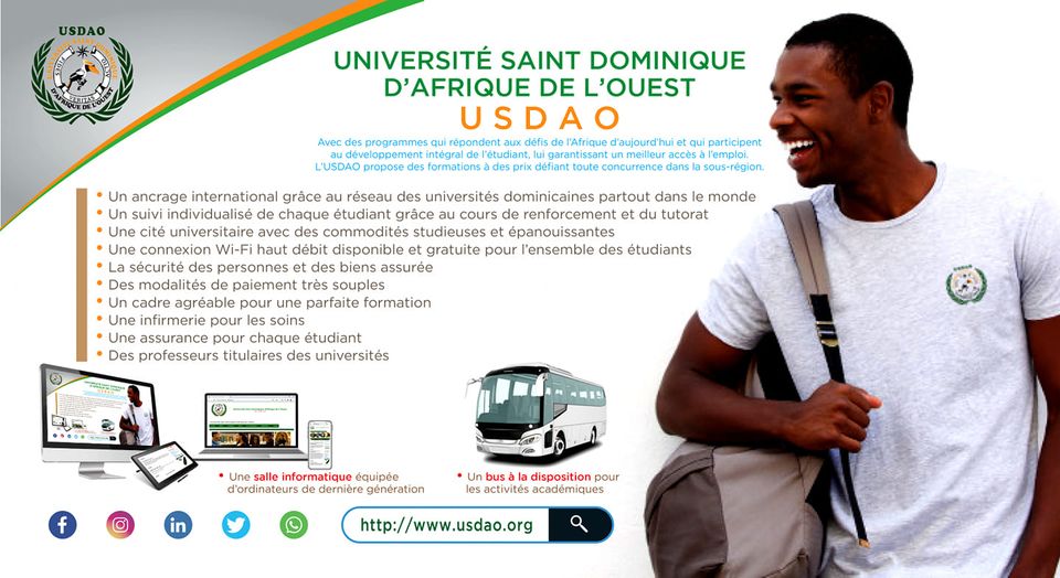 Université Saint Dominique de l’Afrique de l’Ouest (USDAO) - Tuumz