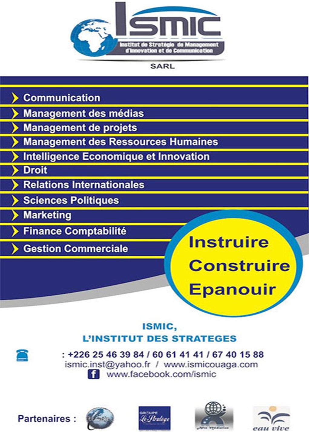 Institut Supérieur de Management, d’innovation et de Commerce (ISMIC ...